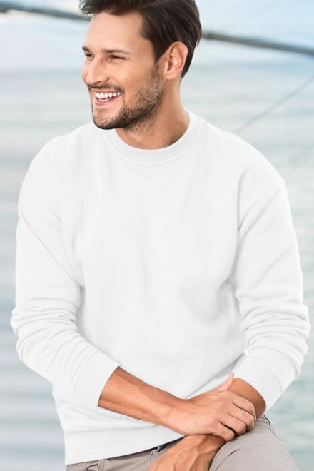 Férfi / gyermek pulóver fej fölött, kapucni nélkül